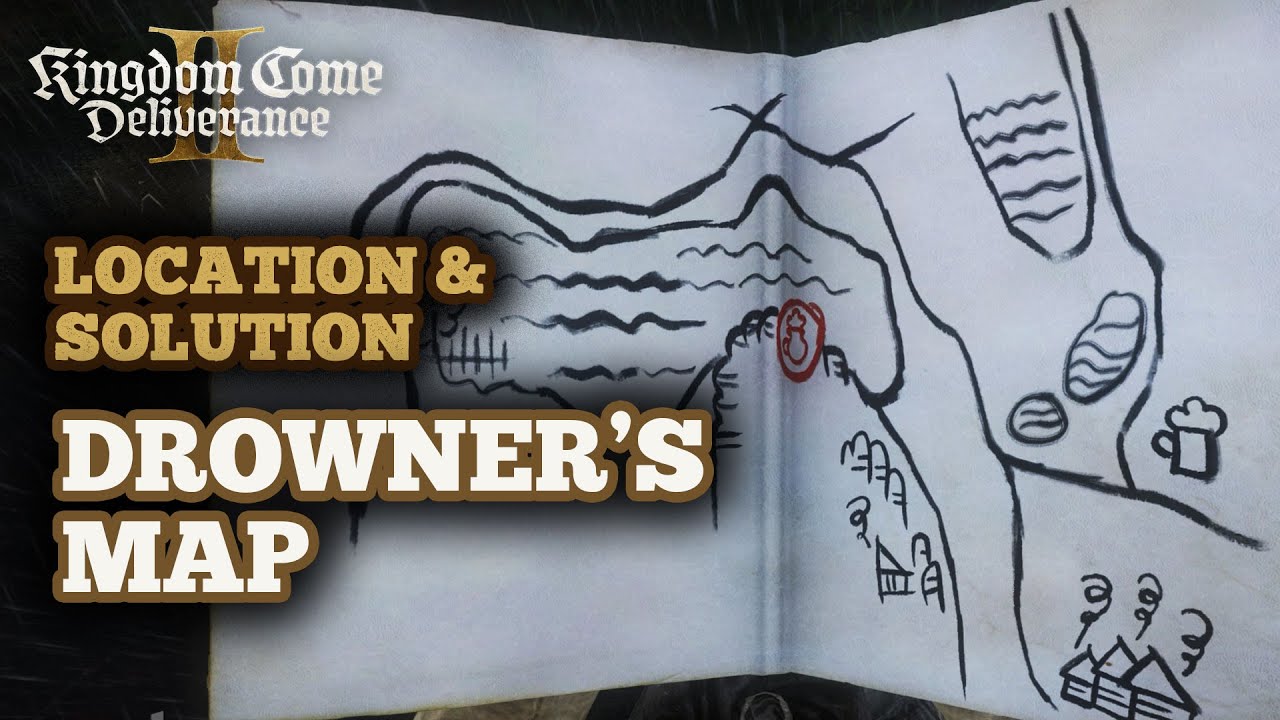 How to Solve Drowner's Map in Kingdom Come Deliverance 2 - YouTube