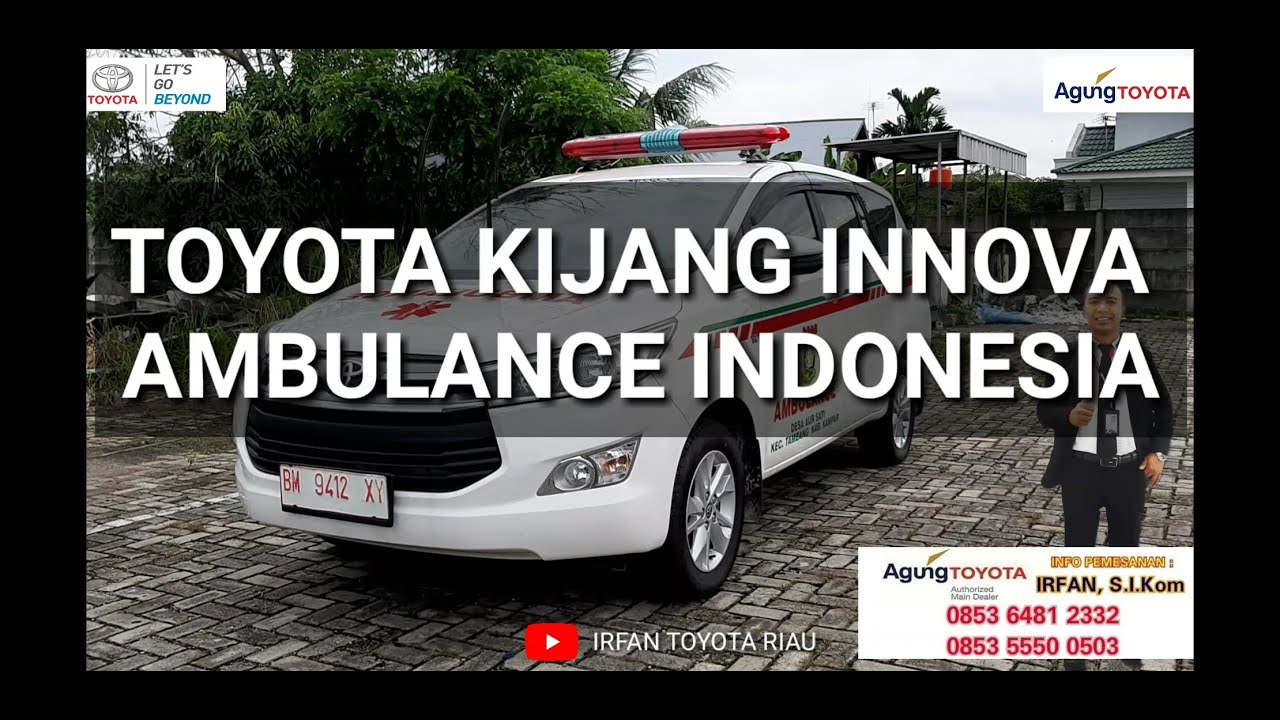 TOYOTA AMBULANCE KIJANG INNOVA TANGGUH DAN MANTAP REVIEW - YouTube