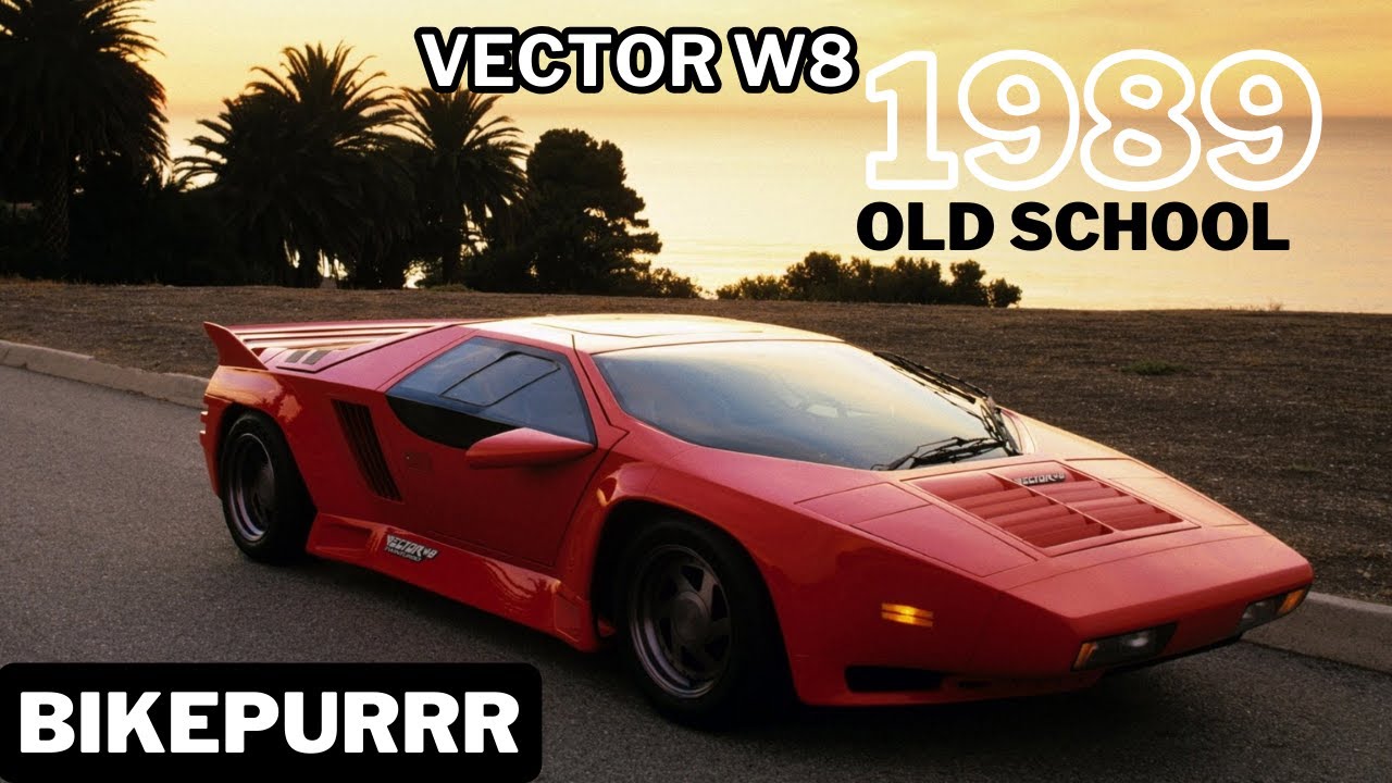 Vector W8 | OLD MODEL 1989 | OLDSCHOOL | #vector #supercars - YouTube