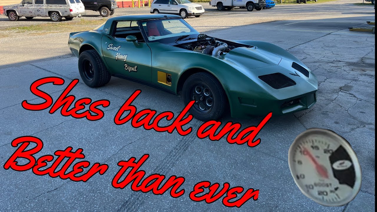 The turbo c3 corvette is back! More boost than expected - YouTube