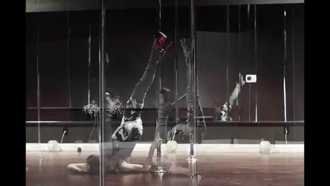 Advanced Freestyle Pole Choreography - Gold - YouTube