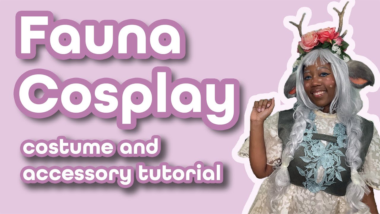 Fauna cosplay - costume and accessory tutorial - YouTube