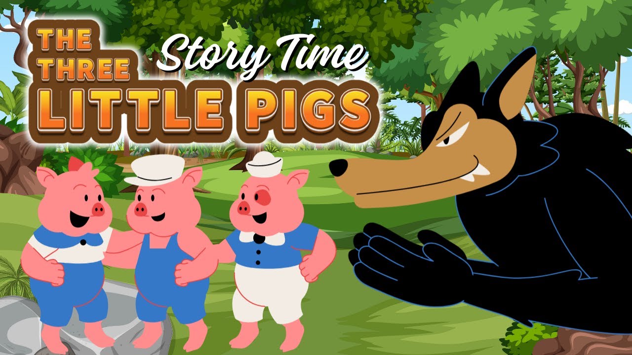 The Three Little Pigs | The Three Little Pigs & Wolf Story | Moral ...