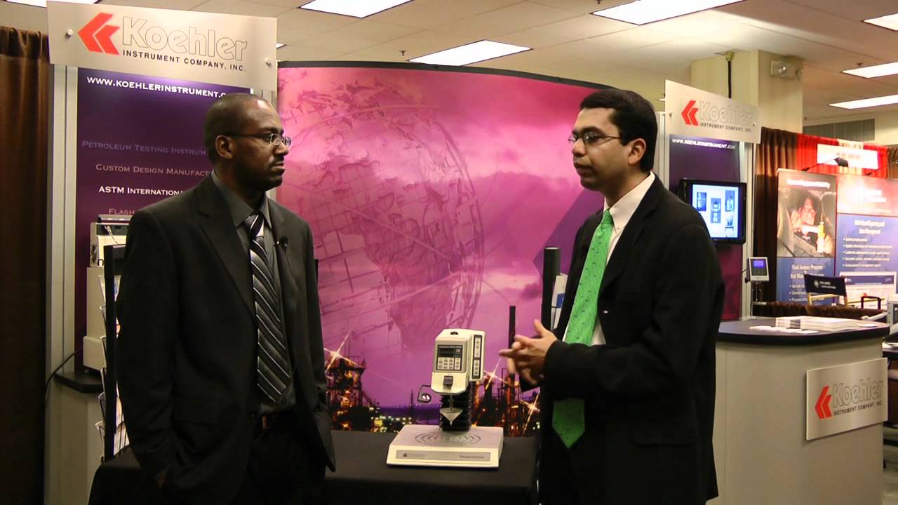 STLE 2011 Exhibitor Interview Dr. Raj Shah, Koehler Instrument Co. Inc ...
