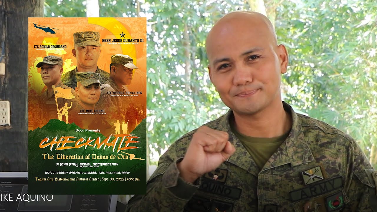 LTC MIKE AQUINO of 25IB PROMOTES CHECKMATE: The Liberation of Davao de ...