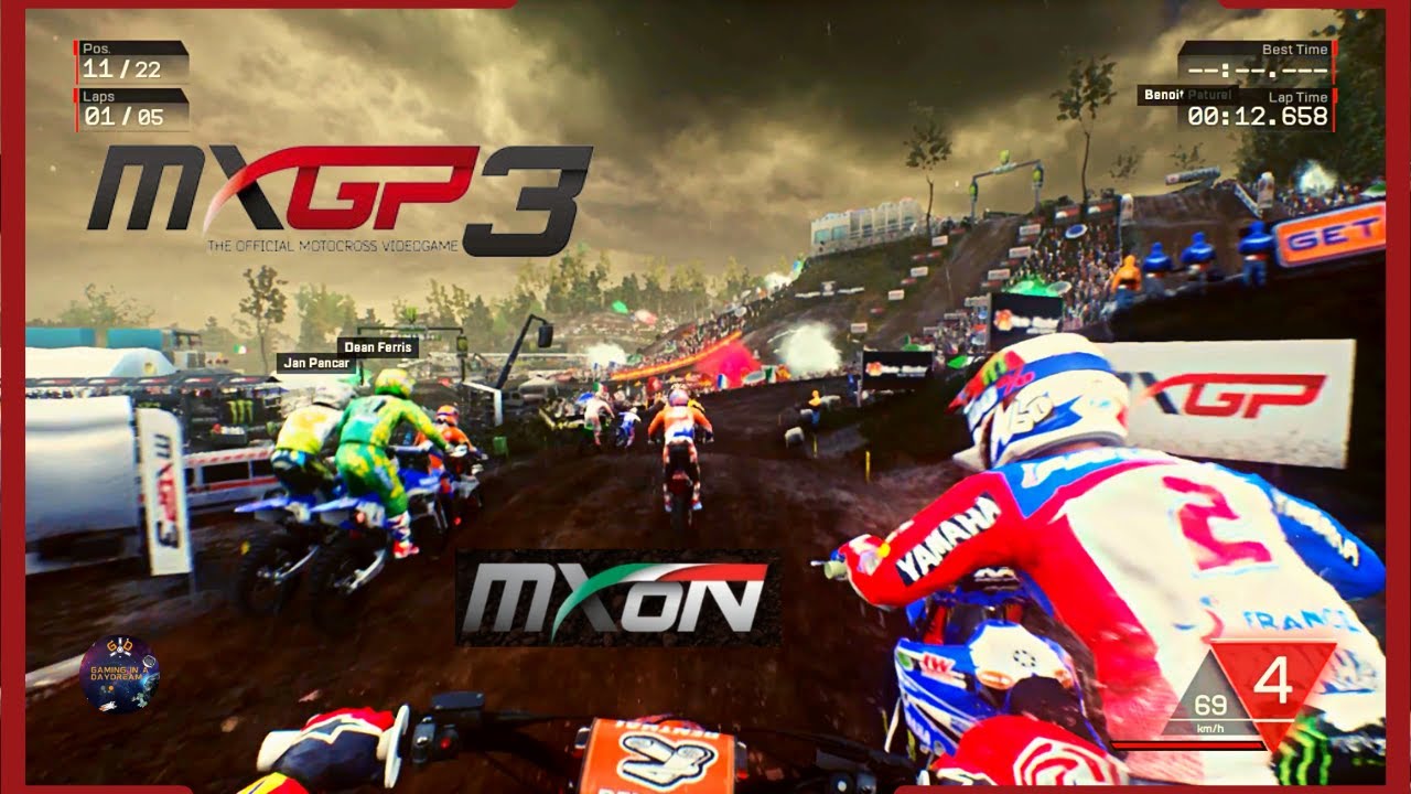 MXGP3 - MXON RACE 2 at ITALY PC KEYBOARD GAMEPLAY - YouTube