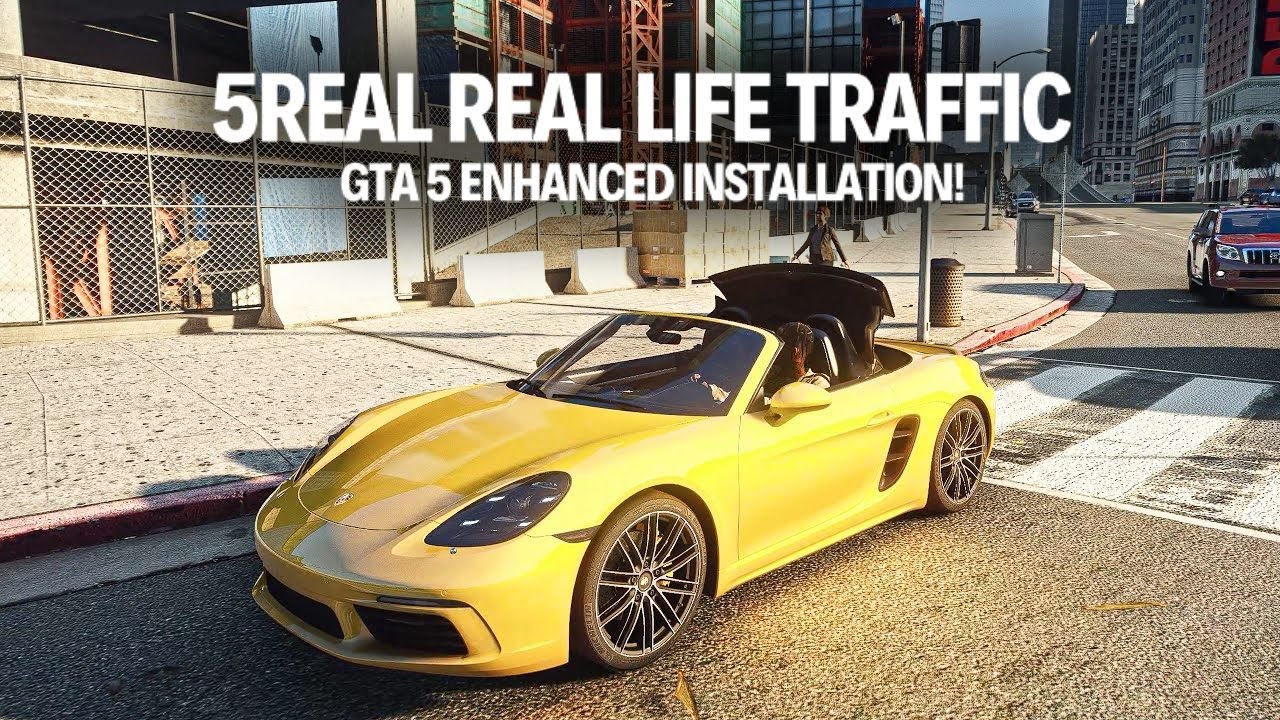 GTA 5 Enhanced - How to Install 5Real Real Life Traffic, Vehicles ...