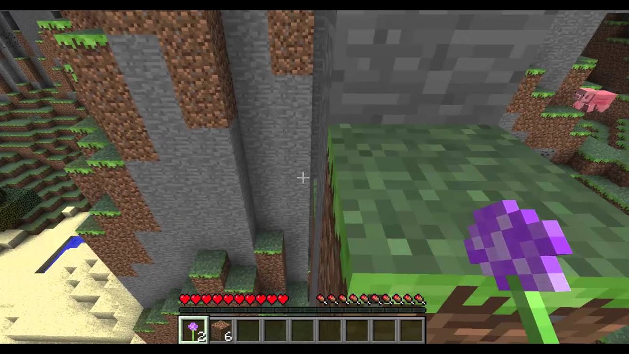 Minecraft How To: How To Properly Jump Off of A Cliff and Die - YouTube