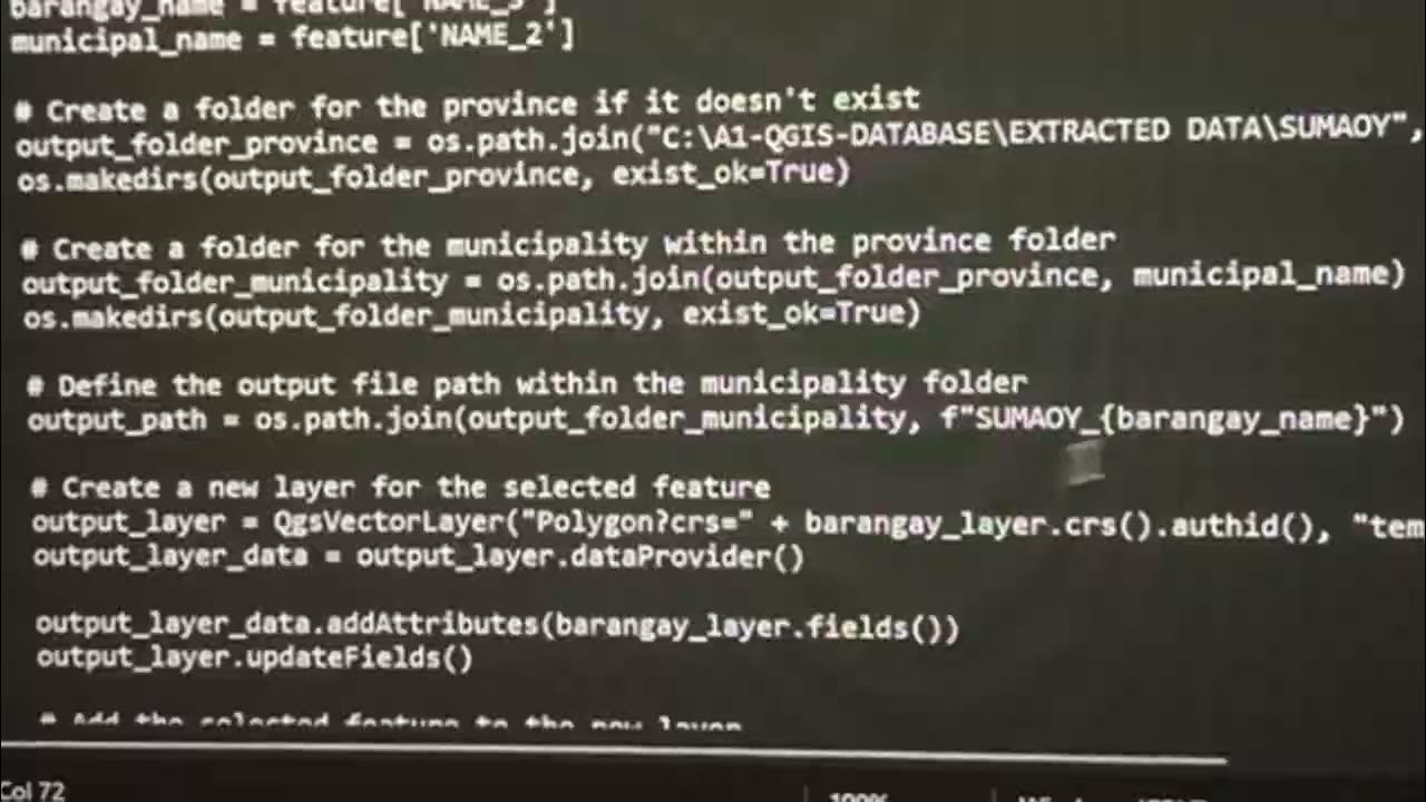 USING THE PYTHON CONSOLE IN QGIS - YouTube