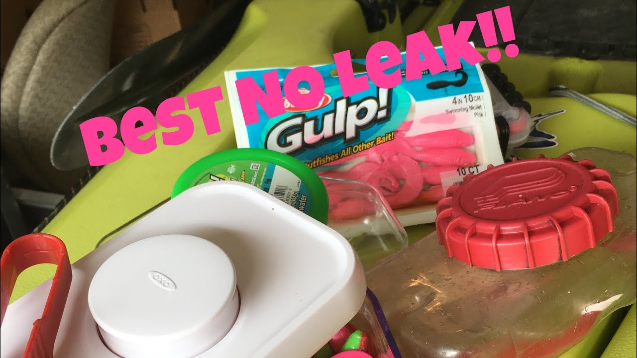 How To Store Your Berkley Gulp, Best No Leak Container - YouTube