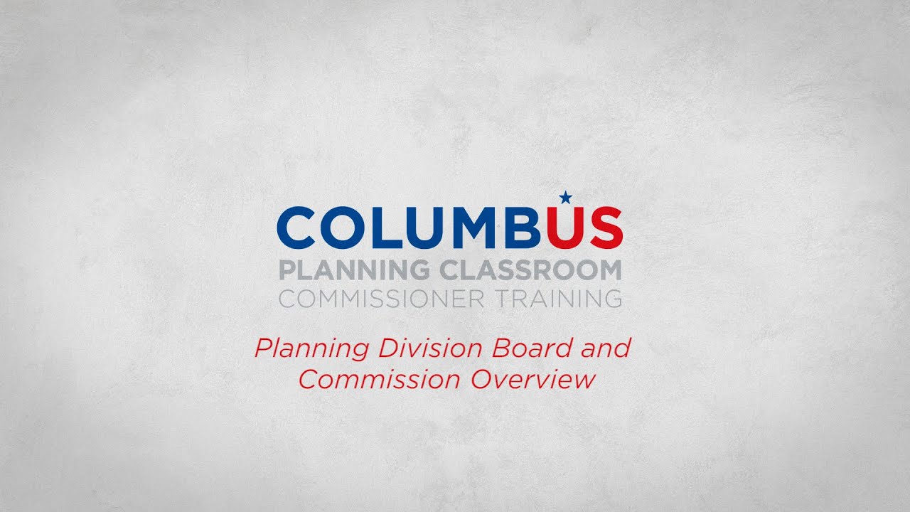 Planning Division Boards and Commissions Overview - YouTube
