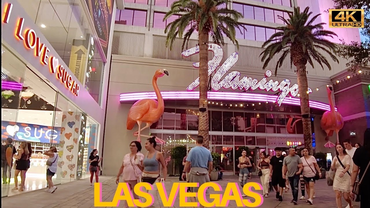 Walking Las Vegas Strip 4K - YouTube