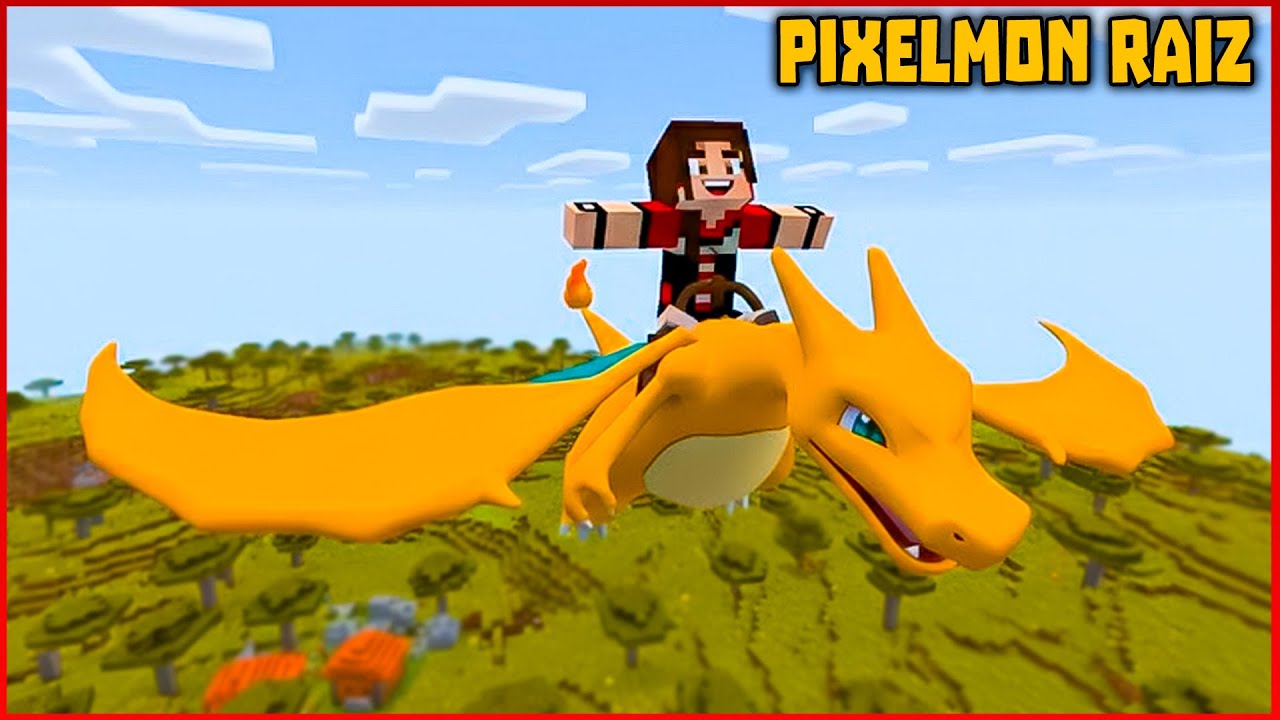 Treinar esse CHARIZARD quase me fez PERDER A SÉRIE no Pixelmon Raiz ...