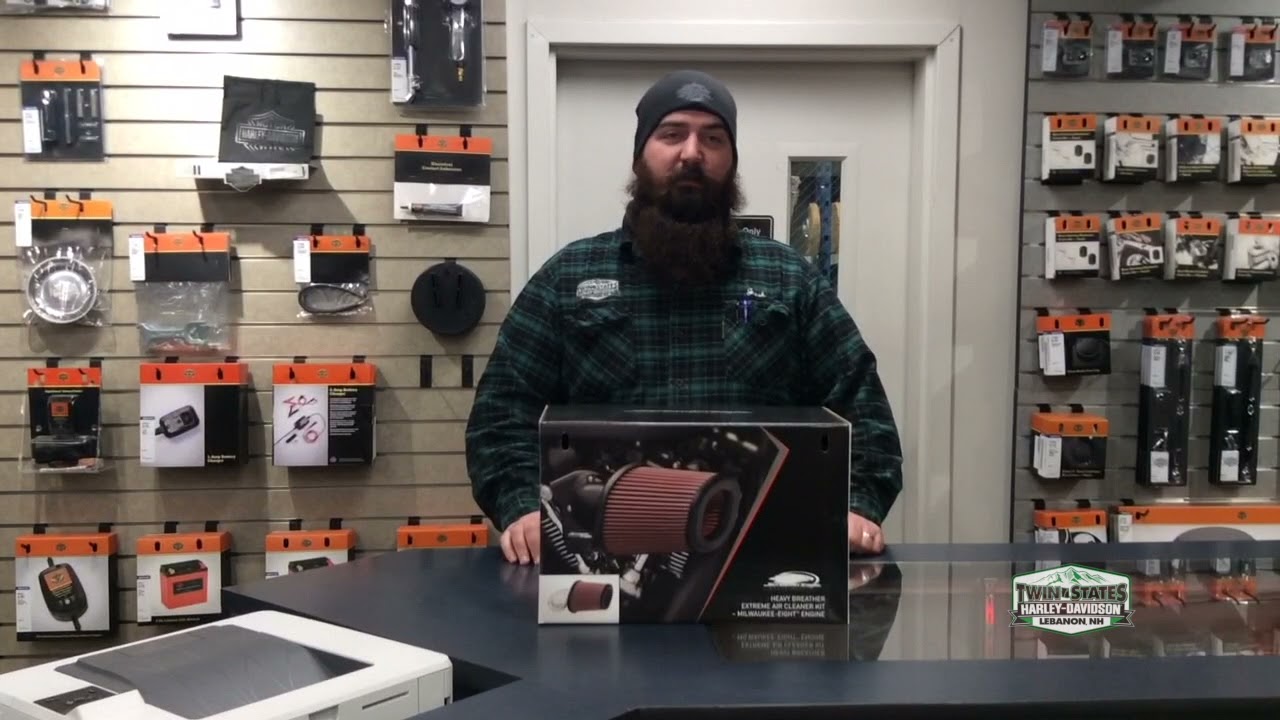 Screamin' Eagle Heavy Breather Extreme Air Cleaner - YouTube