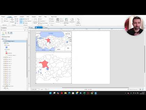 Arcgis Pro lokasyon haritası