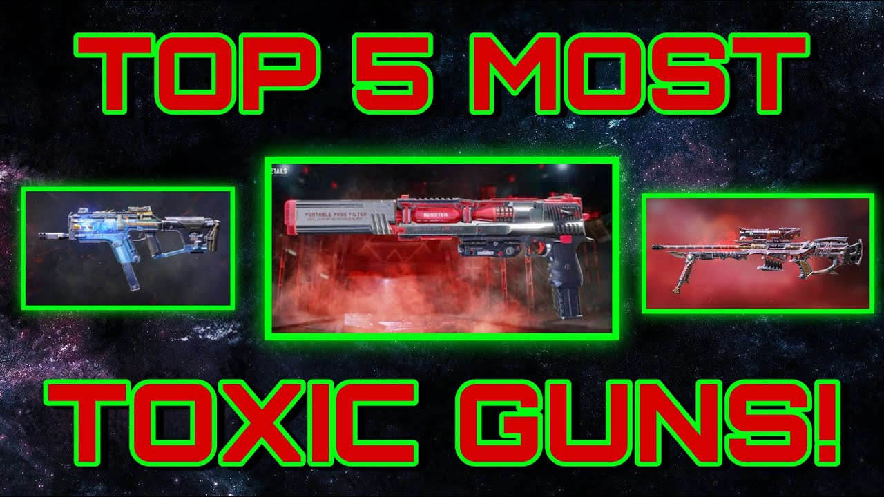 TOP 5 MOST TOXIC GUNS IN COD MOBILE!!! I HATE THESE GUNS!!! - YouTube