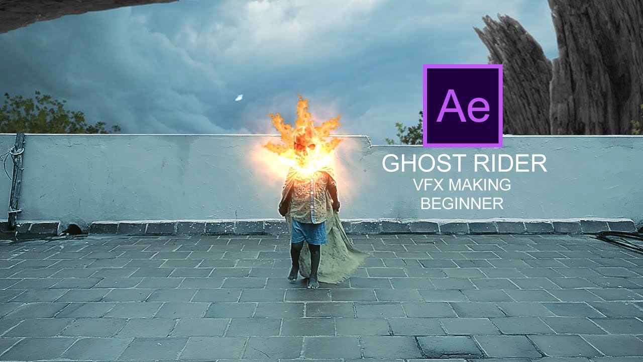 Ghost Rider VFX Making Beginner After Effects Tutorial - YouTube