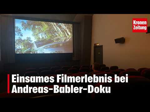 Einsames Filmerlebnis bei Andreas-Babler-Doku I krone.tv