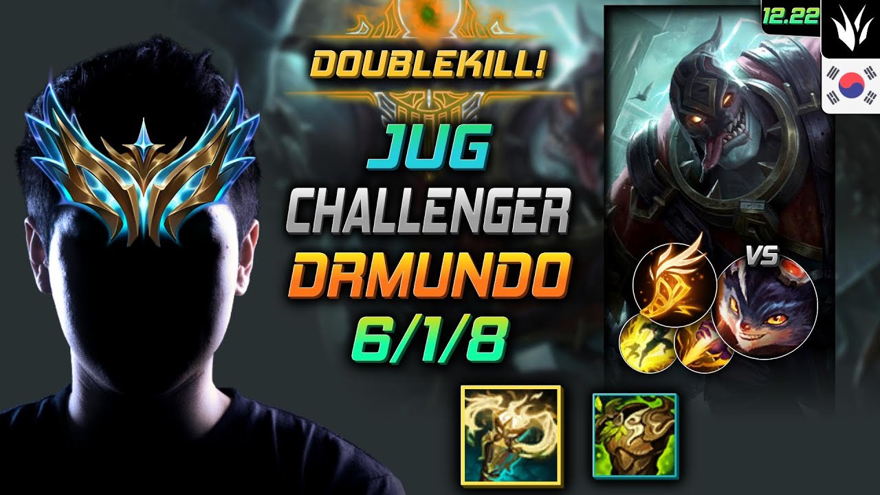 Challenger Jungle Dr. Mundo Build Radiant Virtue Fleet Footwork - LOL ...