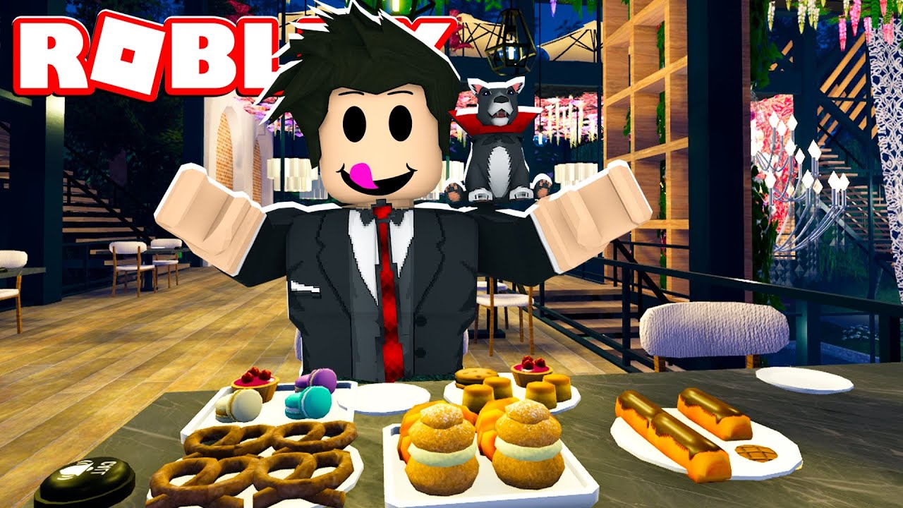 LOKIS NO RESTAURANTE DE COMIDA GOSTOSA | Roblox - Tea Time Dessert ...