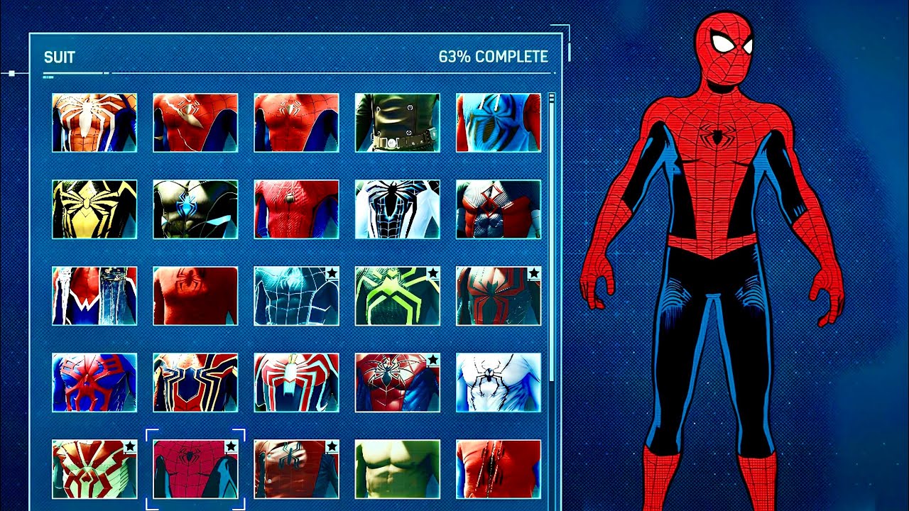 Marvel’s Spider-Man Remastered - Suits Showcase - YouTube