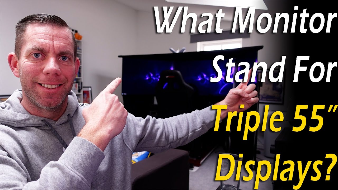 What Monitor Stand For Triple 55" Displays? - YouTube