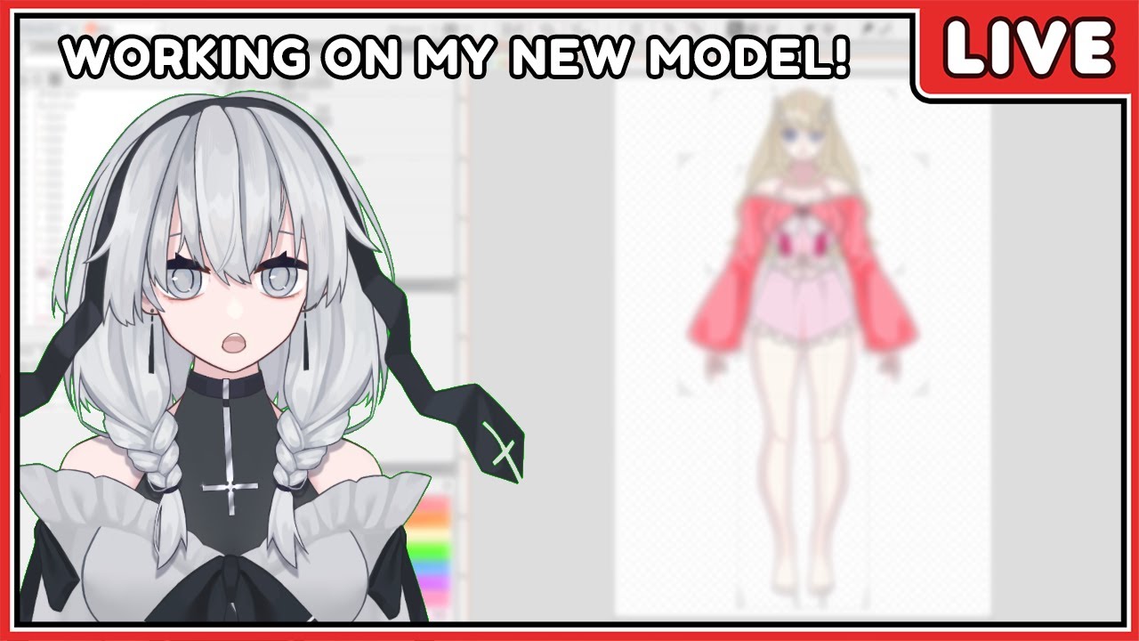 WORKING ON MY NEW MODEL!! - YouTube