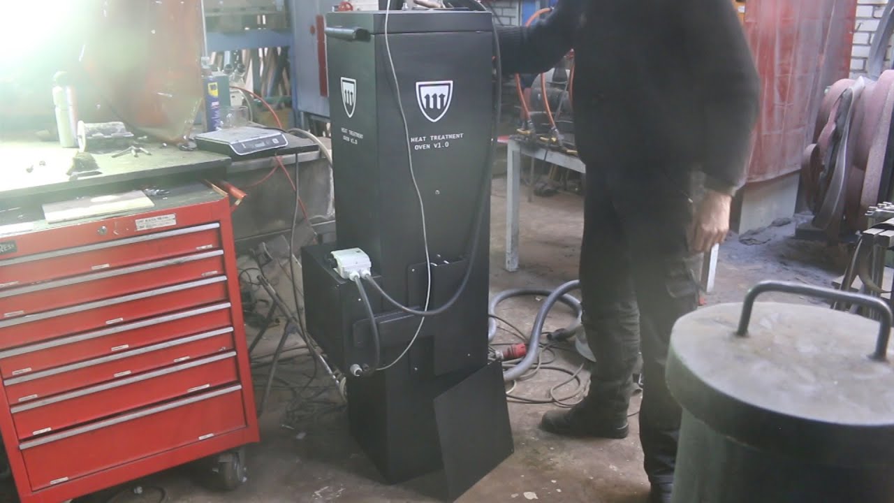 Making a heat treatment oven and quench tanks, part 1, building and ...