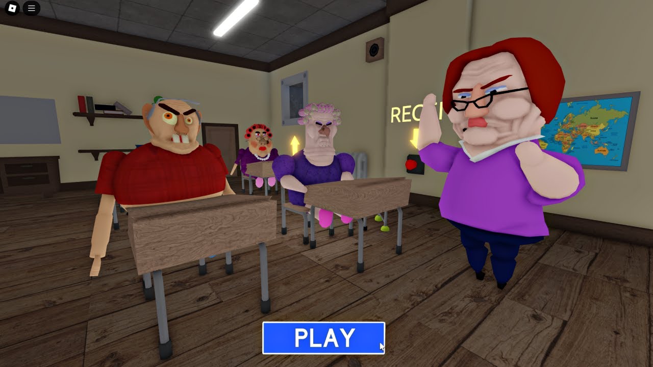 GRUMPY GRAN and EVIL GRANDPA FELL ASLEEP IN THE EVIL TEACHER'S CLASS ...