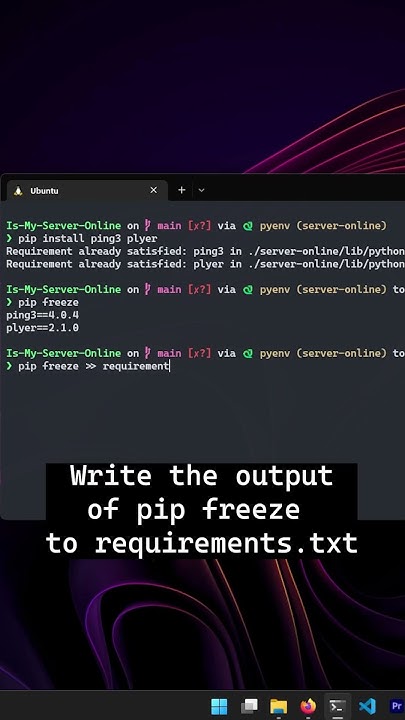 Requirements.txt for your Python Project - YouTube