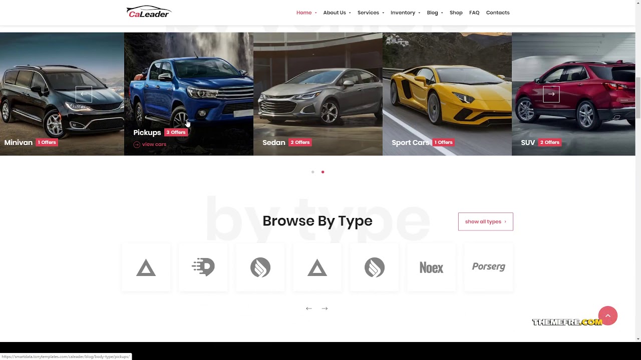 Eiro - Car Dealer WordPress Theme dealer 14 - YouTube