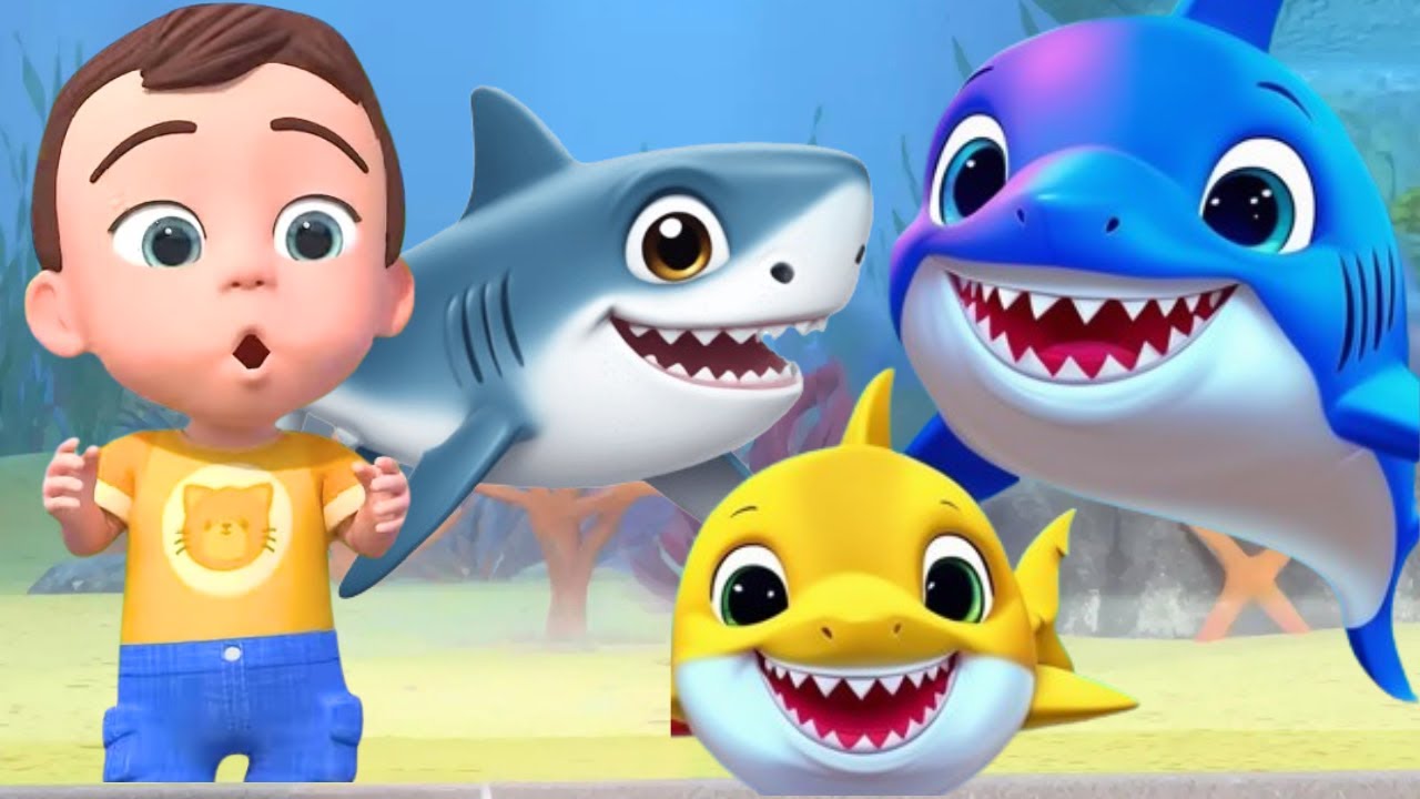 Baby Shark Dance Cute Dance for Kids and Toddlers Songs for Children ...