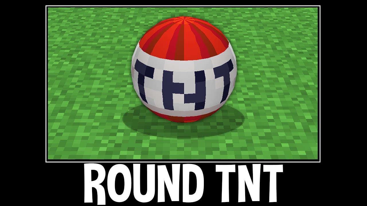 HOW work ROUND TNT in CURSED Minecraft ! - YouTube