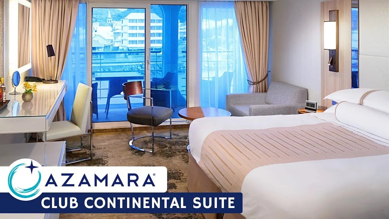 Azamara Pursuit | Club Continent Suite Full Walkthrough Tour & Review ...