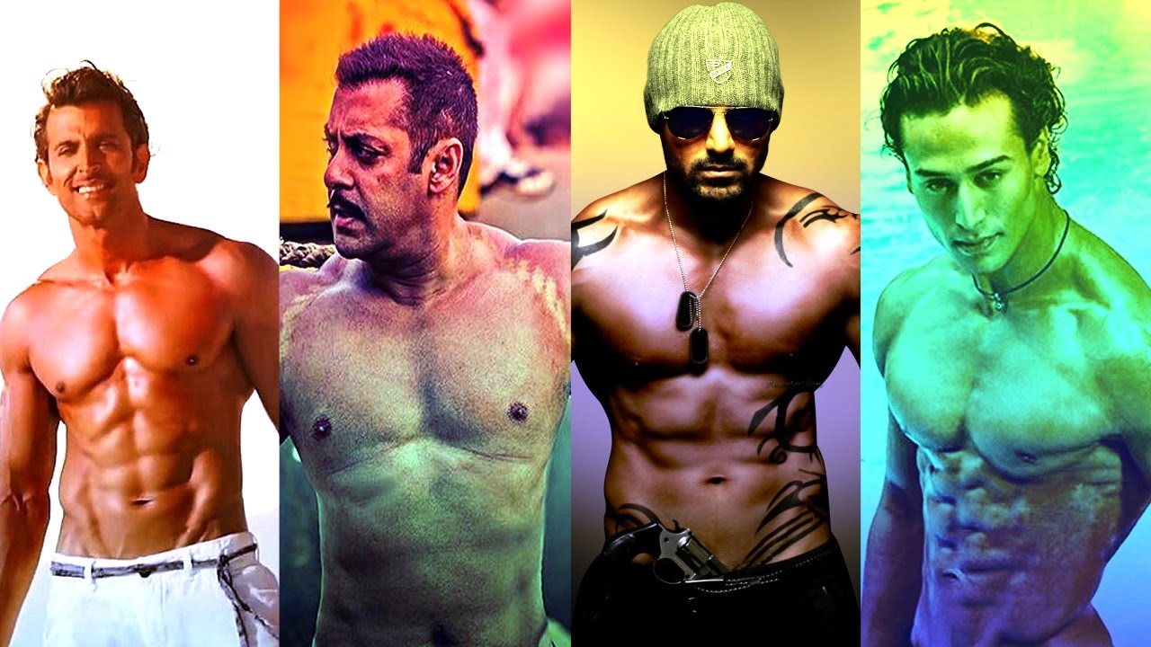10 Top Bollywood Star with six packs abs - YouTube