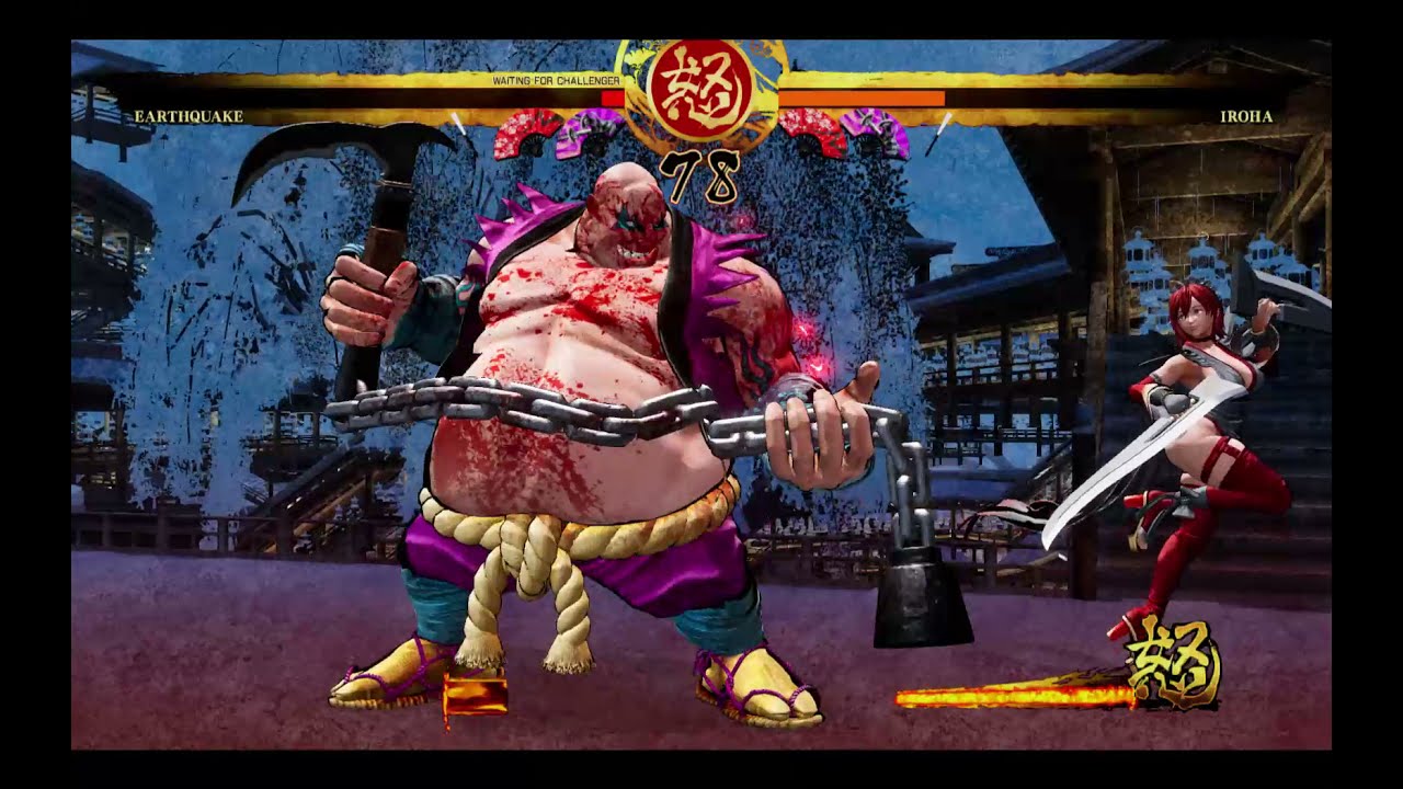 Samurai Shodown Danger，Iroha will dead for Earthquake - YouTube