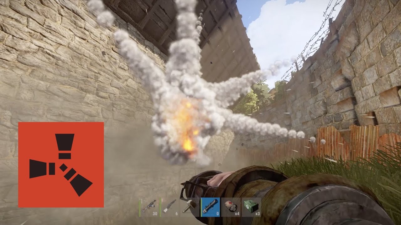 Rust Raids: Roof Base Sweep - YouTube