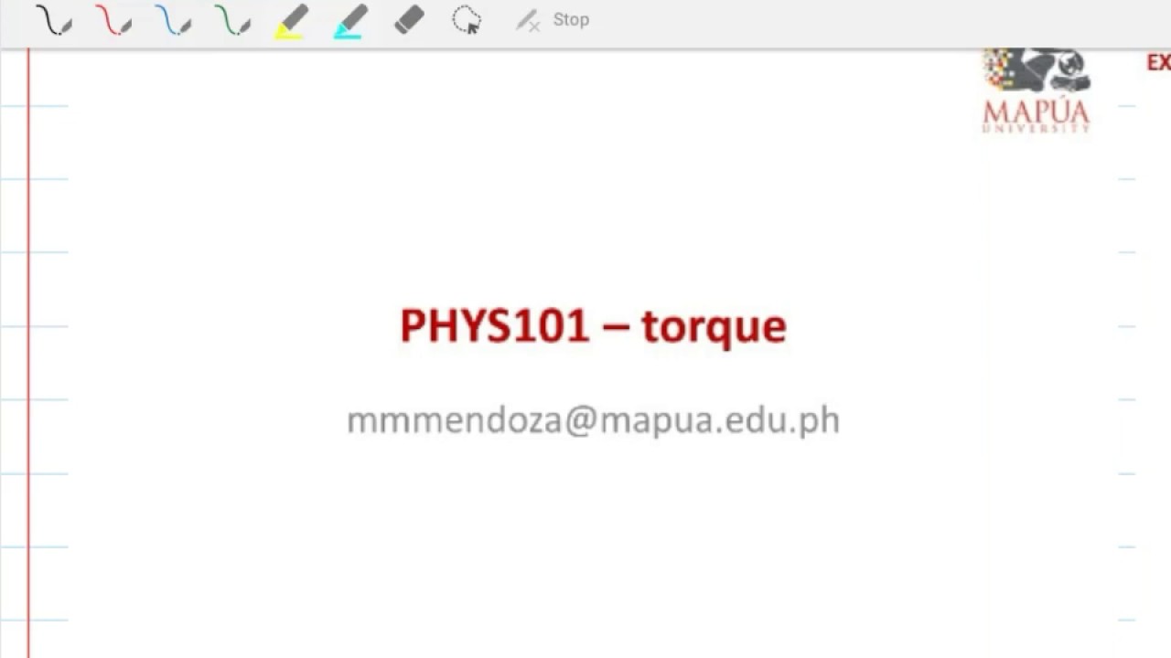 Phys101 - Torque - YouTube