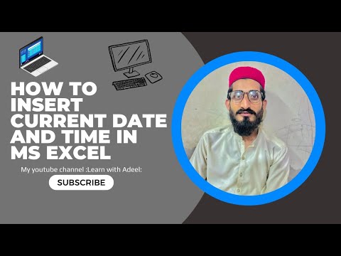 How to Insert Current Date and Time in Ms Excel No : 2 - YouTube