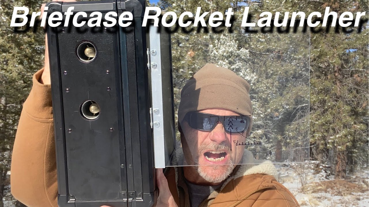 Worlds Coolest Briefcase Rocket Launcher - YouTube