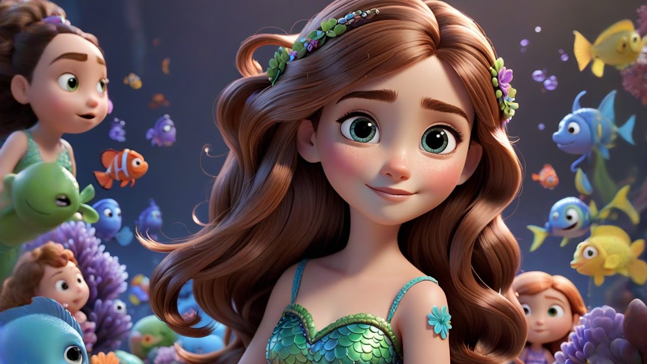 Mermaid Splash Song — Under the Sea Party! | Fun Mermaid Rhyme for Kids ...