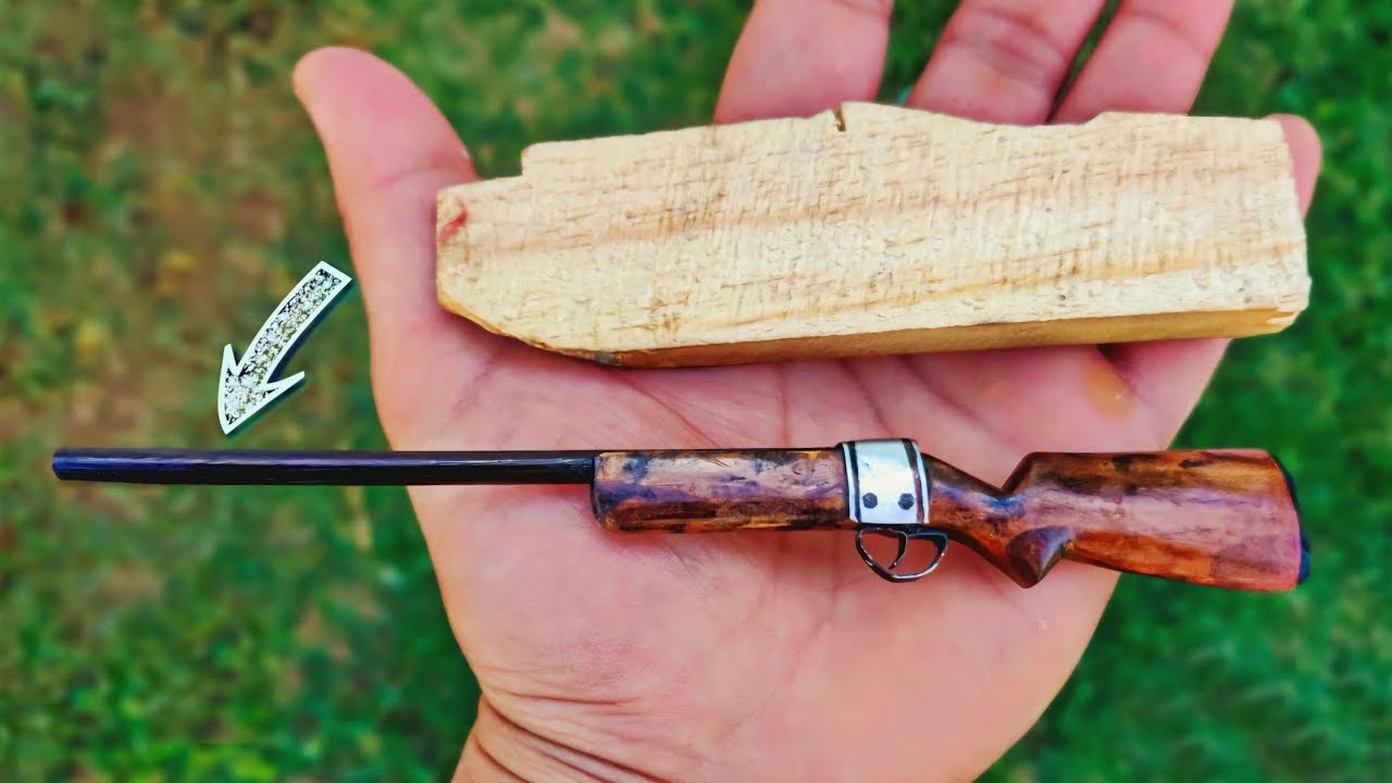 DIY Shortgun at Home From Wood | How To Make Mini Shortgun | Science ...