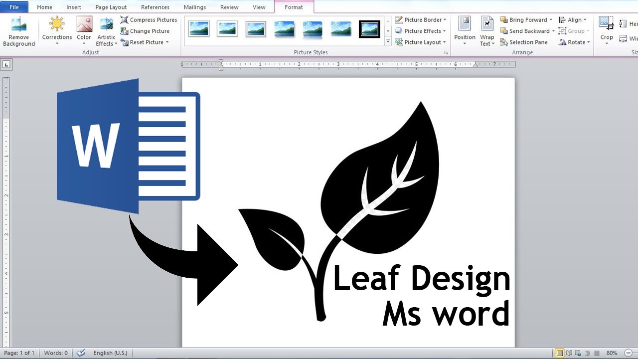 Leaf Design In Ms Word Using Shapes Shapes Idea YouTube Leaf Design In Ms Word Using Shapes Shapes Idea YouTube