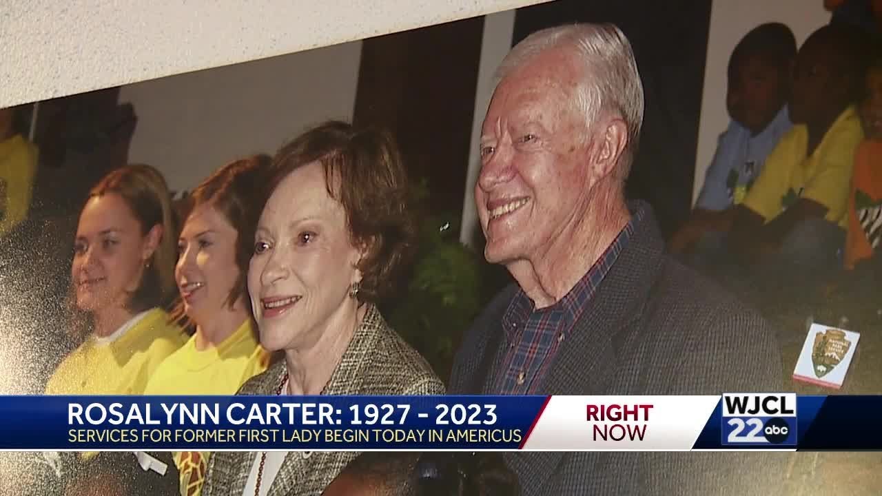 Rosalynn Carter's motorcade departs from Americus; hospital says she ...