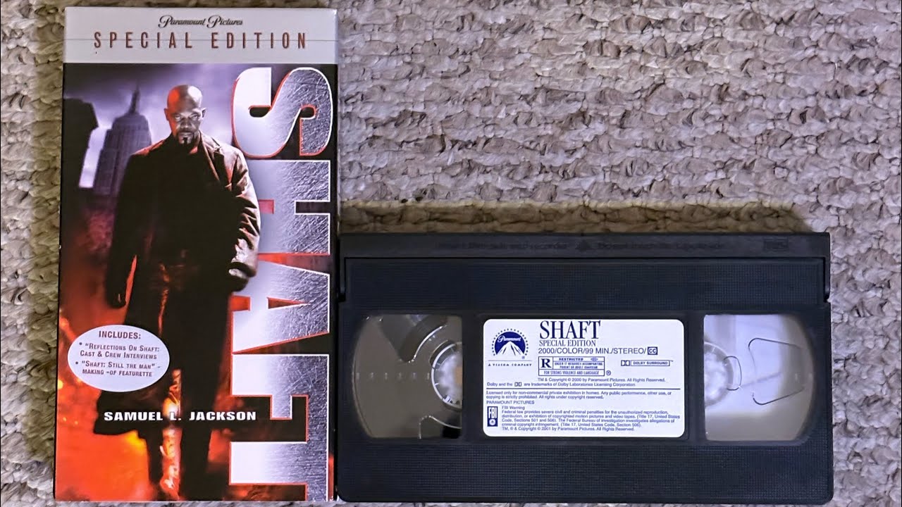 Opening To Shaft 2001 Special Edition Vhs - YouTube