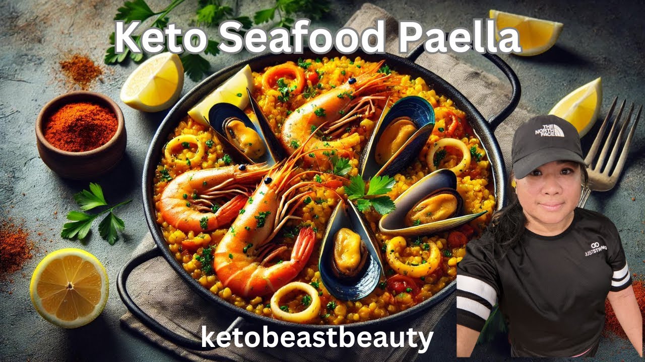 How To Make Keto Seafood Paella Stew | Keto Low Carb Recipe #cooking # ...