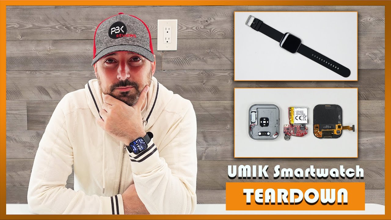 UMIK Smartwatch Teardown Disassembly Review Video #smartwatch #teardown ...