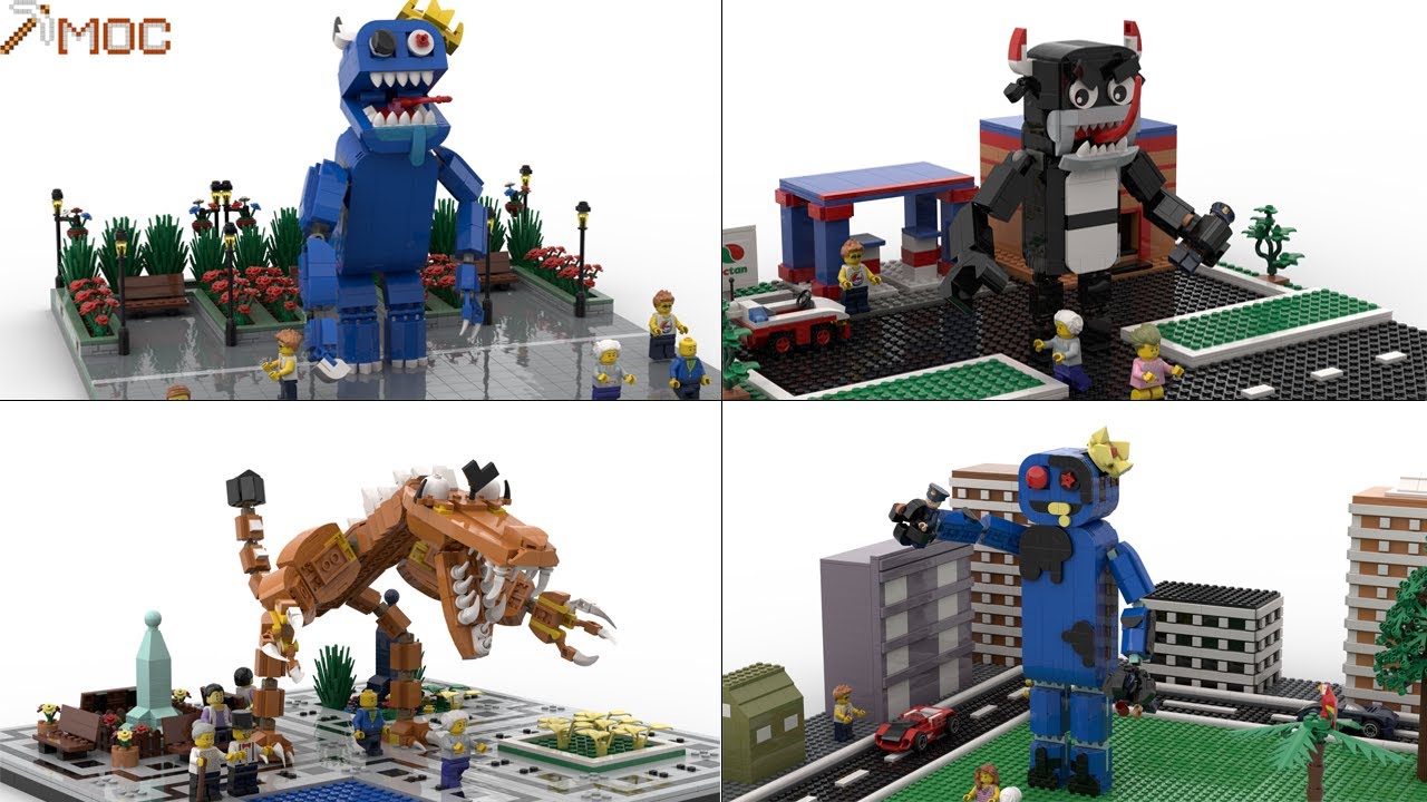 ALL LEGO ROBLOX RAINBOW FRIENDS - YouTube