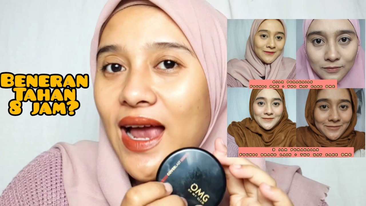 Tes Ketahanan OMG Two Way Cake Coverlast ! Murah dan Flawless banget ...