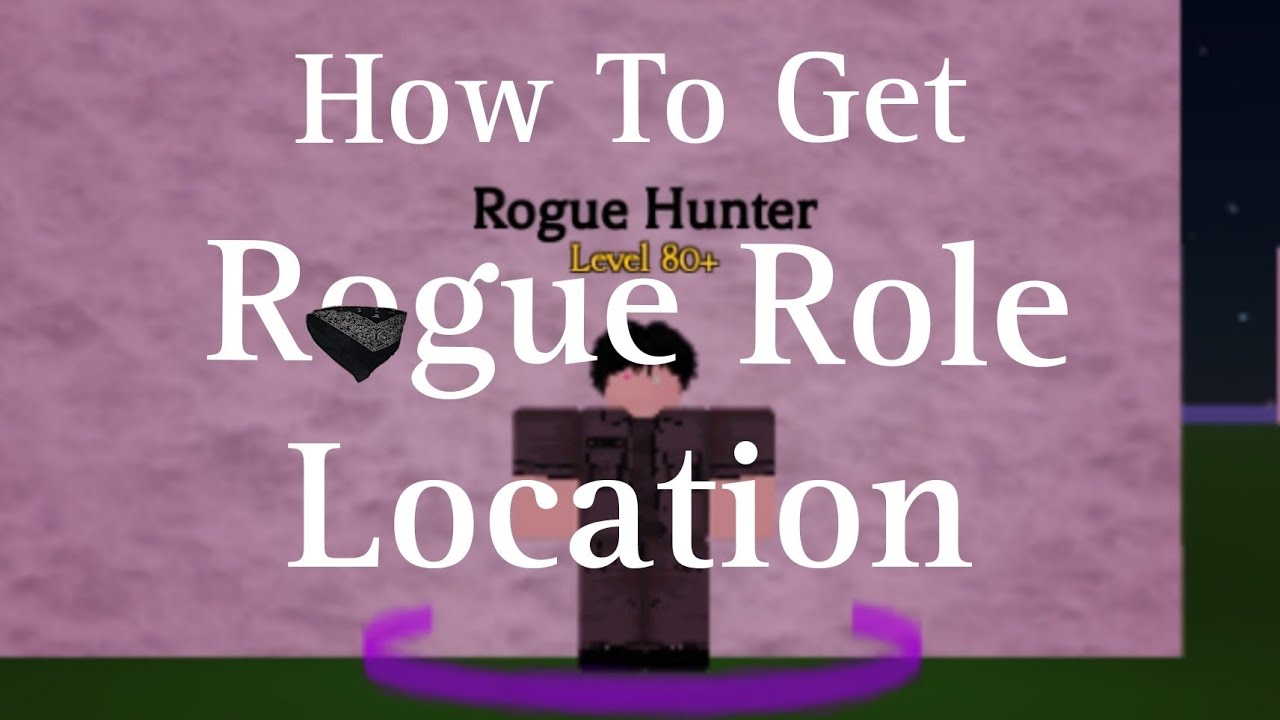 Hunter X Oath - How to get Rogue Role - Location - YouTube